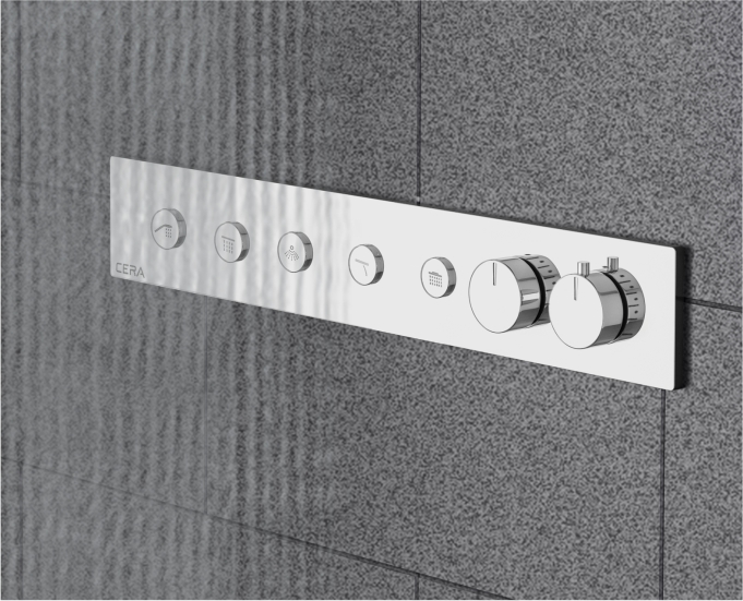 Buy SOLACE 5-Way Thermostatic Diverter - (Exposed part) Online | CERA