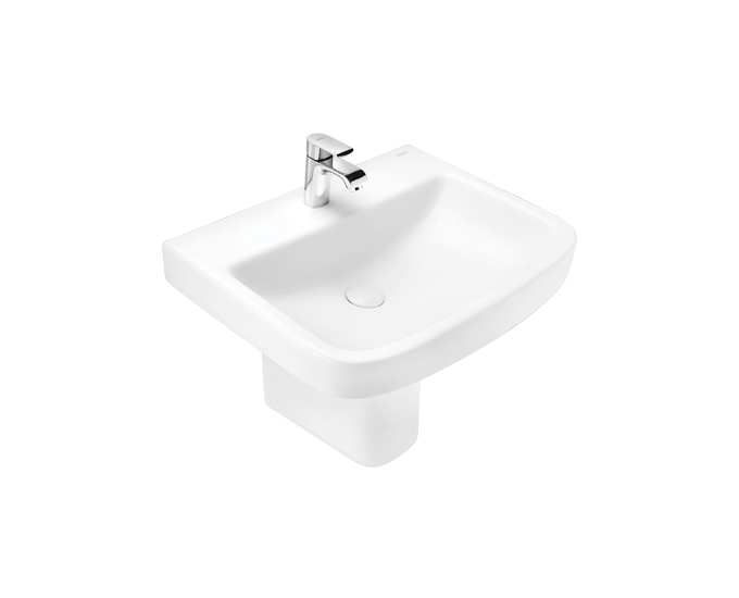 Buy Cera Cackle Wash Basins With Half Pedestal at Best Prices